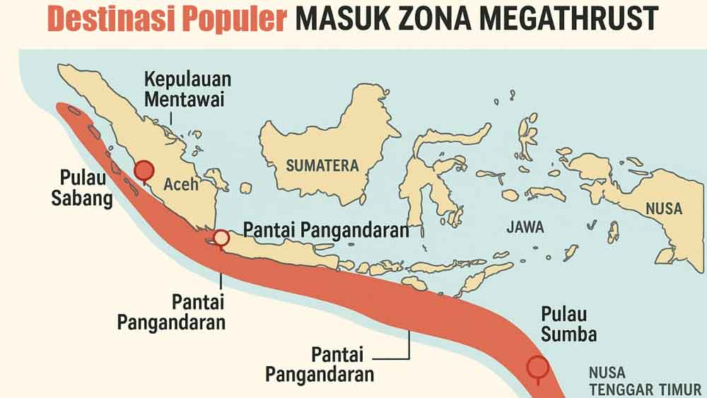 Bahaya! 5 Destinasi Wisata Populer Indonesia Ini Ternyata Masuk Zona ...